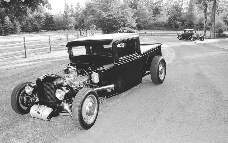 Fueling a Model A Pickup