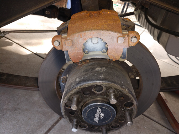 '54 Belair - Rear Disc Brake Fix