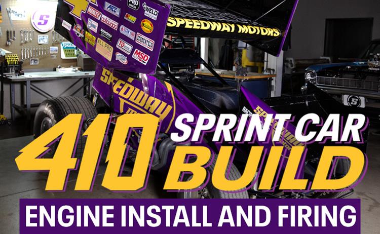 Engine Install and Firing - 410 Sprint Car Build