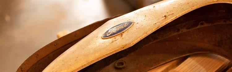 Car Part Wall Art: Ford Model A Grille Shell Shelf