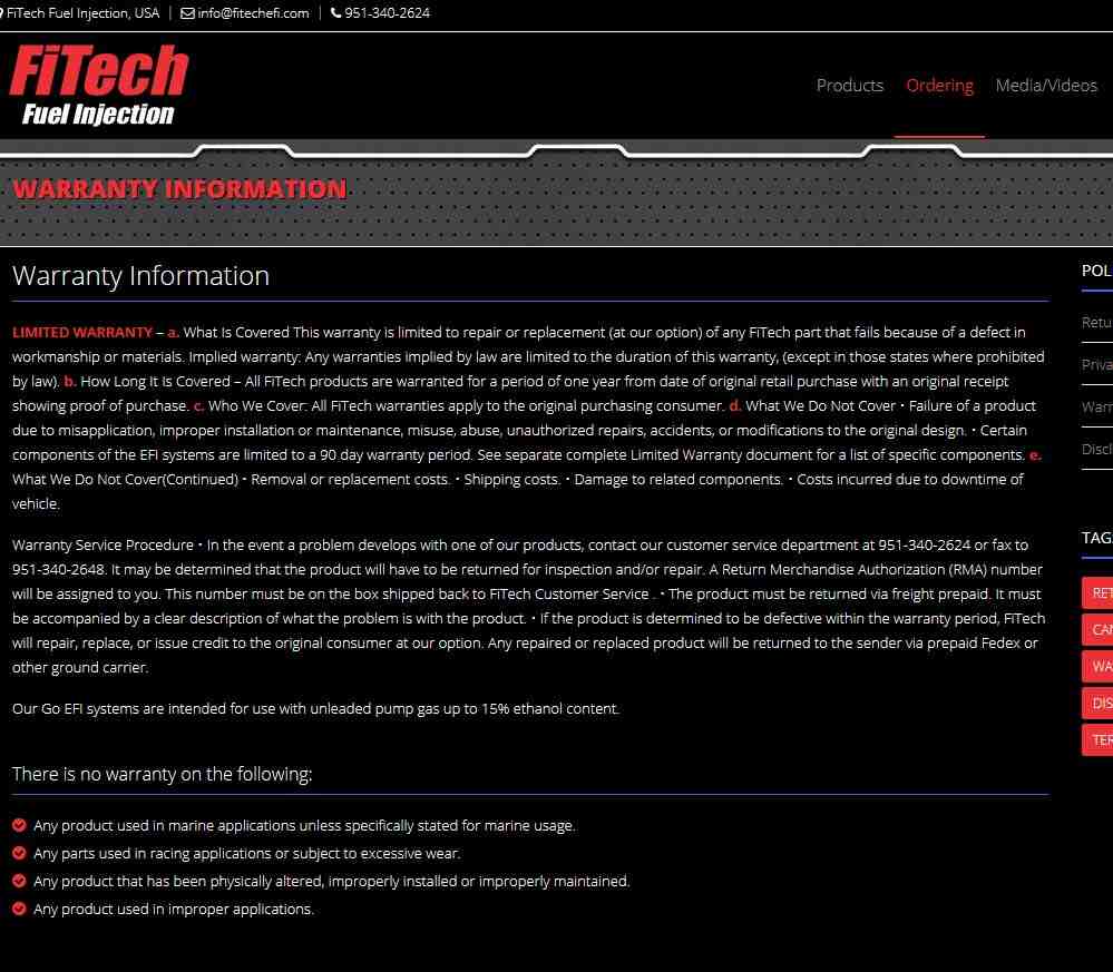 FiTech Go EFI 2x4 Dual-Quad Fuel Injection System Kit w/Hy-Fuel T