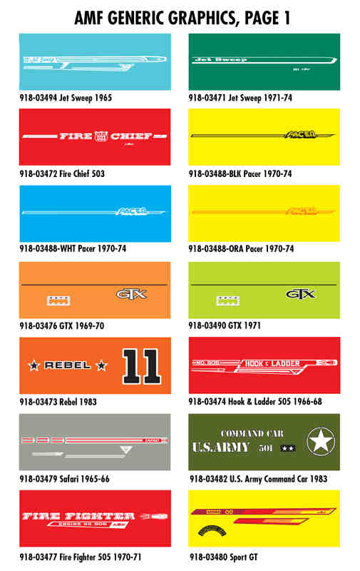 AMF Generic Jet Sweep 1963 Graphic