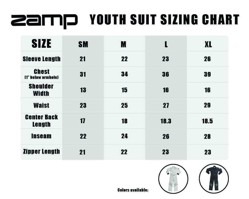 Zamp ZR-40 Youth Racing Suit, Lightweight, Two-Layer