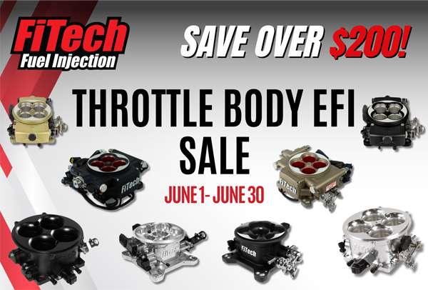 FiTech 30003 Go Street 400 HP Throttle Body EFI Kit