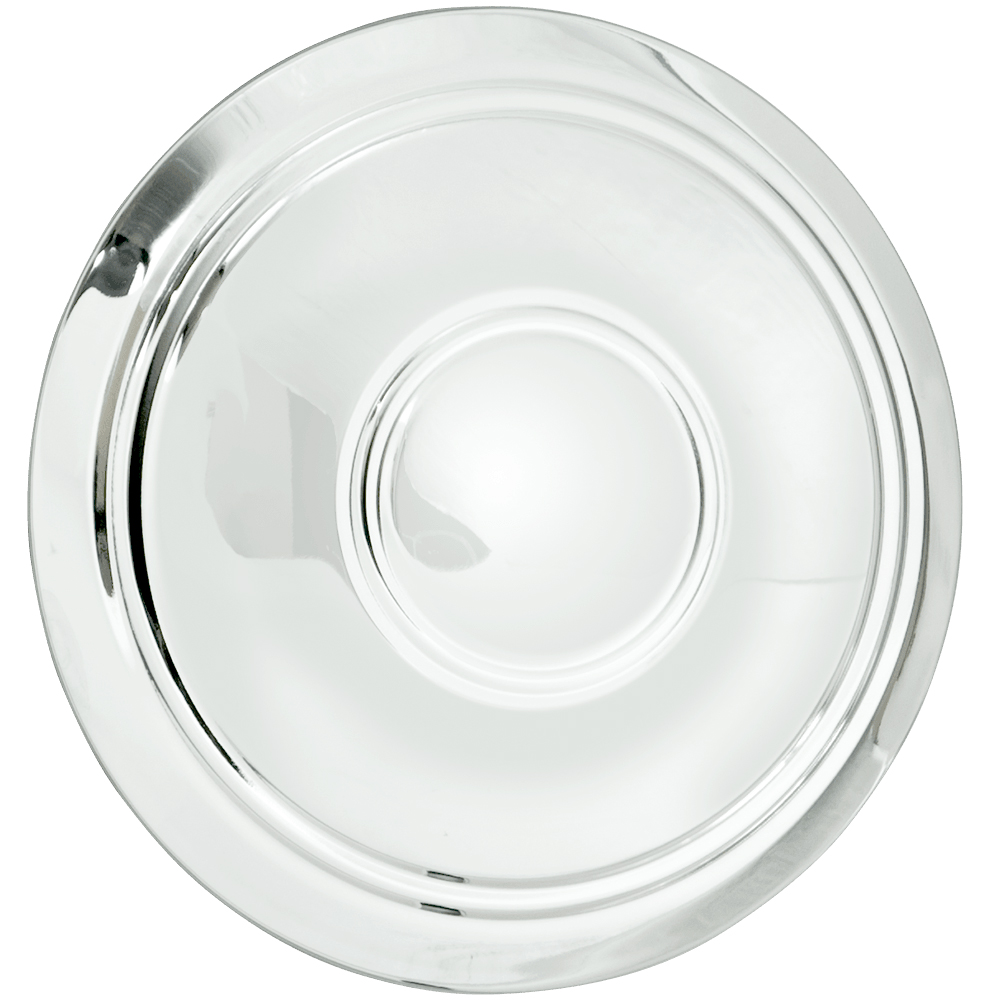 Wheel Vintiques 1002-C Chevy Plain Police Cap, Chrome, 7 Inch ID