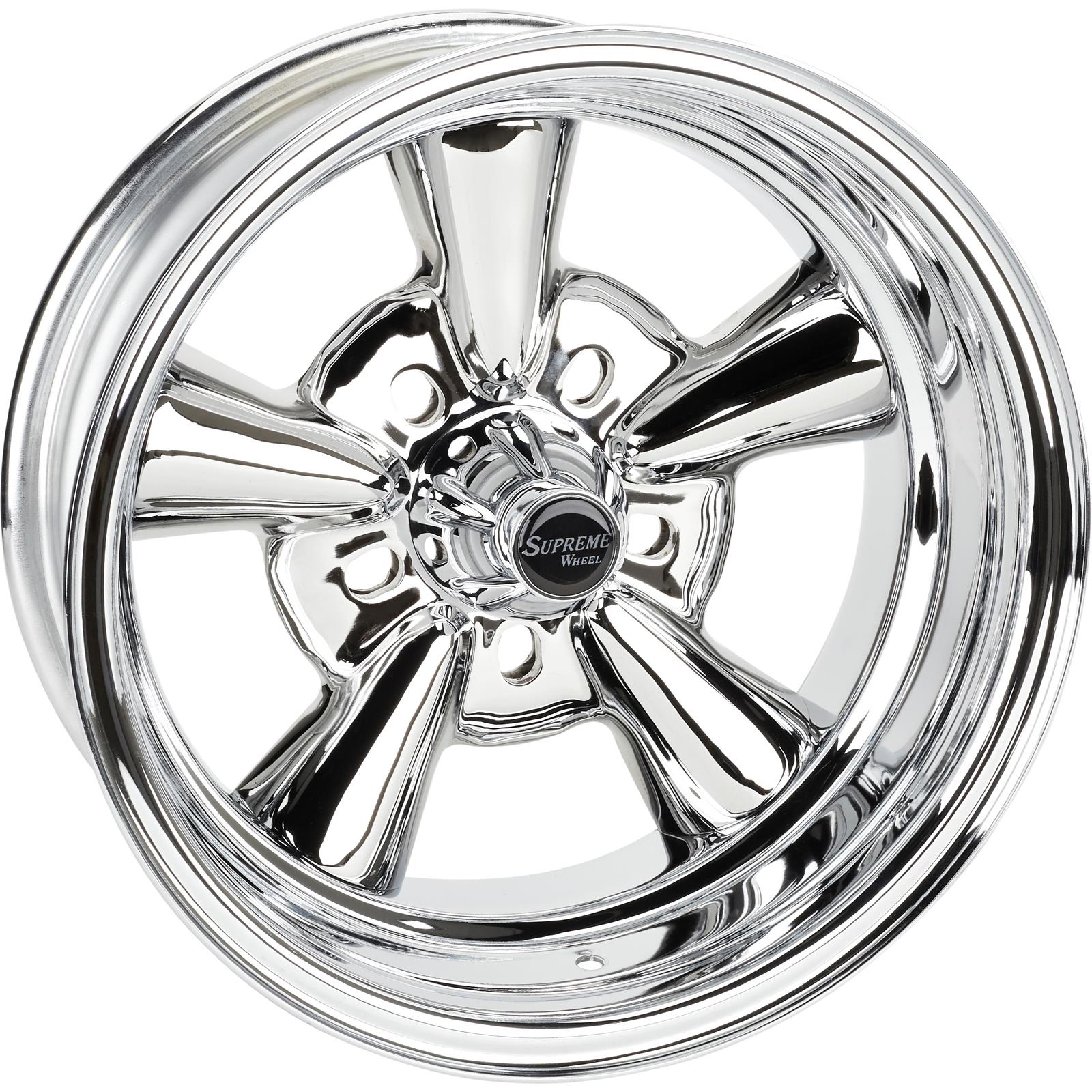 Allied Wheel 6746099R Supreme 14 x 6 Reverse Wheel, 5x4.5/5x4.75/5x5
