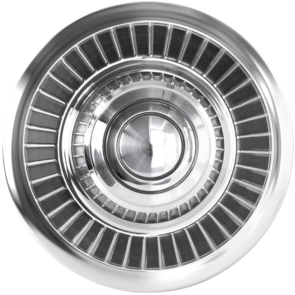 Wheel Vintiques 1013 Derby Cap, Plain Non-Script, Plastic, 7 Inch