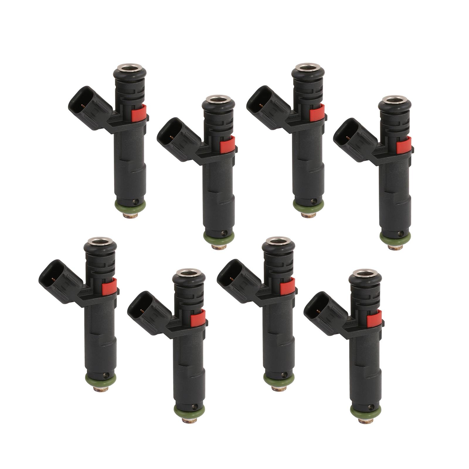 ACCEL 151848 Fuel Injectors, 48 LB/HR, Set of 8