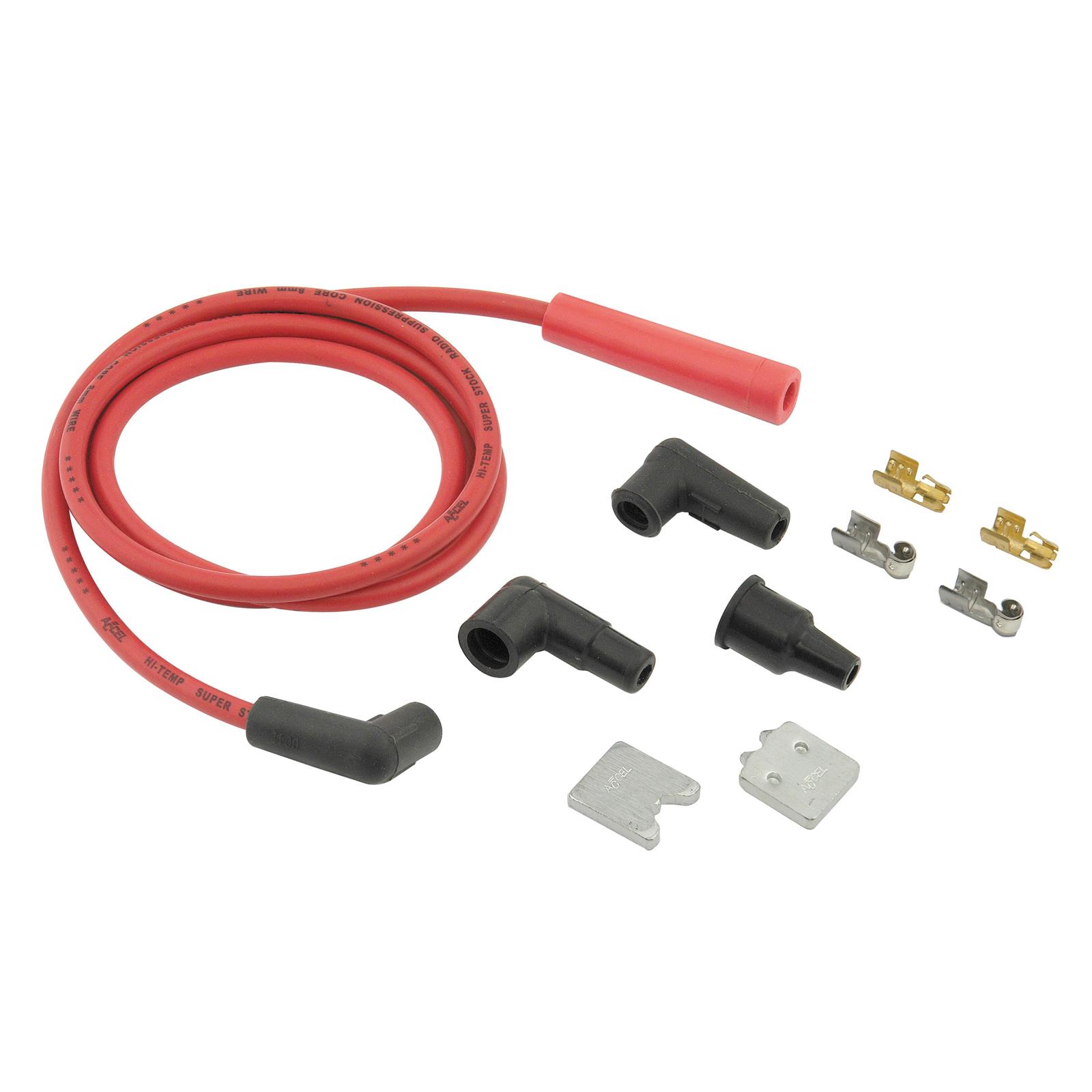 ACCEL 170500R Single Wire Replacement Kit,, Universal, Red