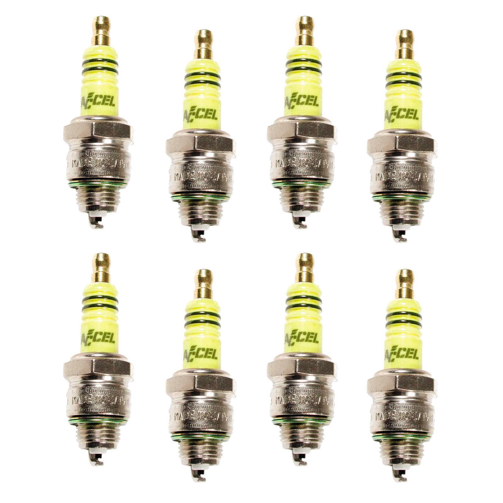 ACCEL 8197 Spark Plug, 14mm Thread, .375 In, Gasket Seat, 13/16 Hex | eBay