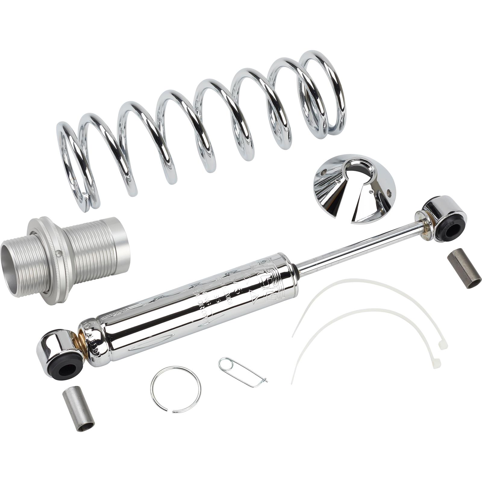 AFCO Street Rod Coilover Shock Kit, Chrome, 275 Lb