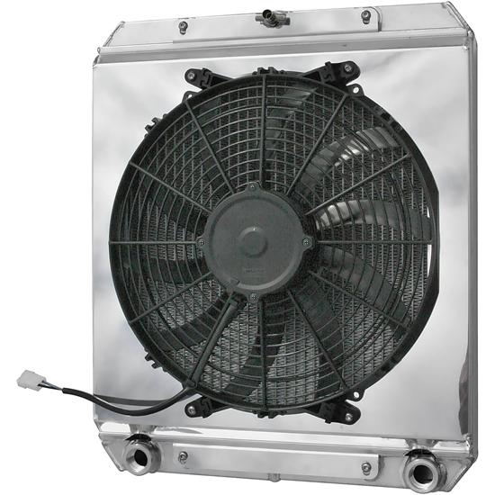 AFCO 80108N Dragster/Roadster Double Pass Radiator w/ Fan and Shroud