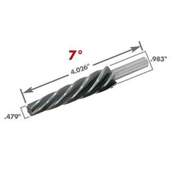 AFCO 80770 Tapered Ball Joint Reamer, 7 Degree