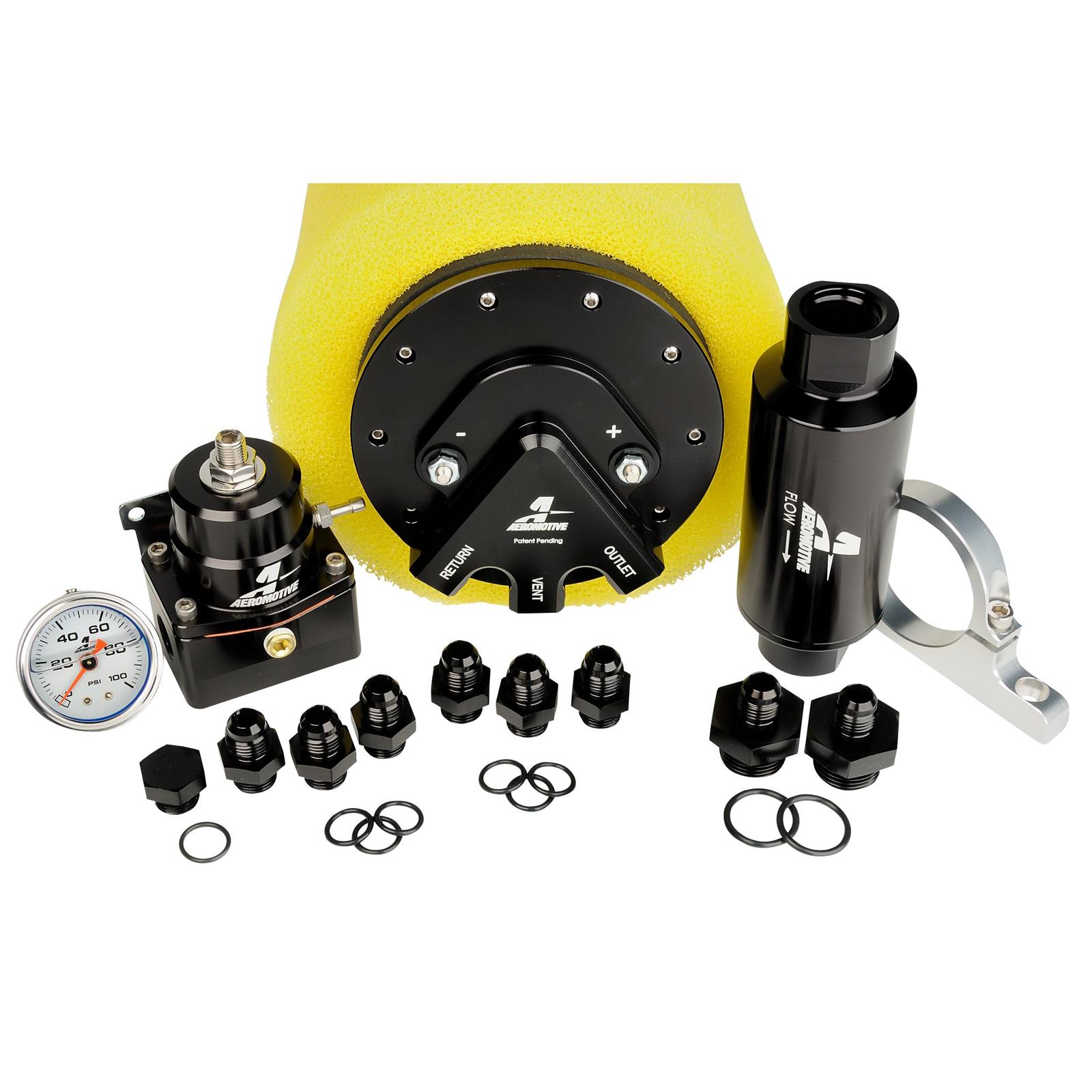 Aeromotive 17168 Phantom 340 Fuel Pump System, Return Style w/TBI