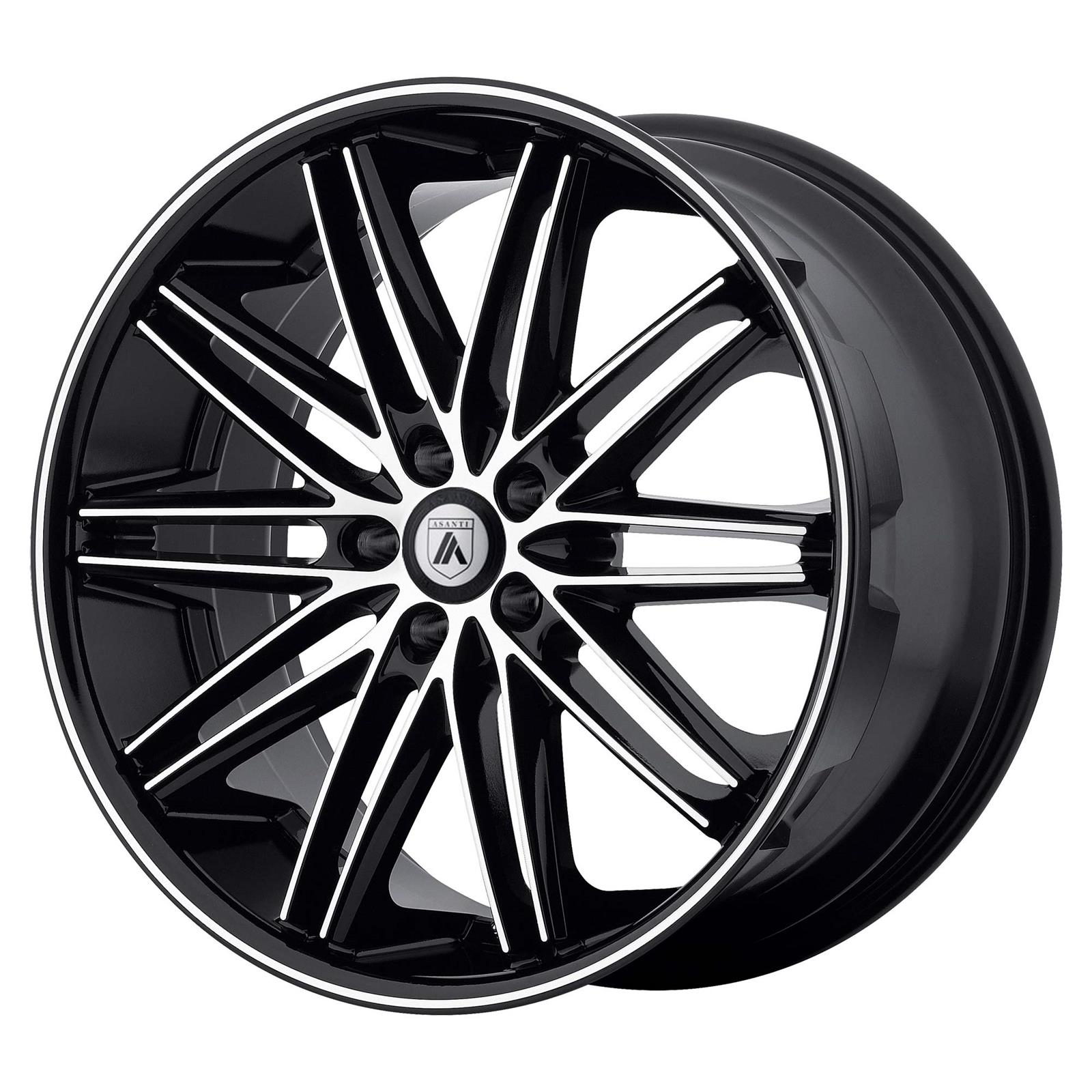 Asanti ABL10-22105638MB Black Label Series Wheel, 22 x 10
