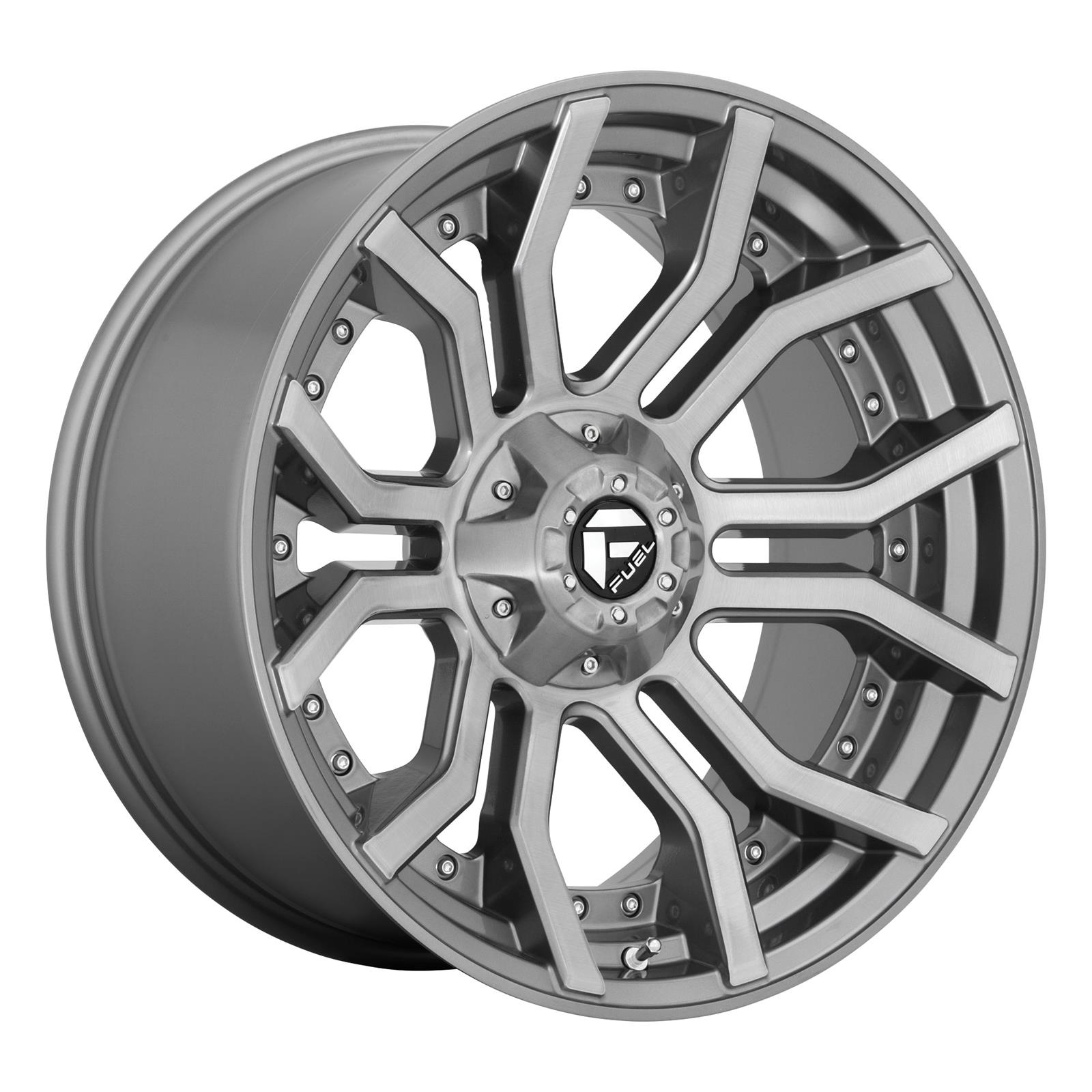 Fuel Off-Road D71320001847 Rage Platinum Series Wheel, 20 x 10