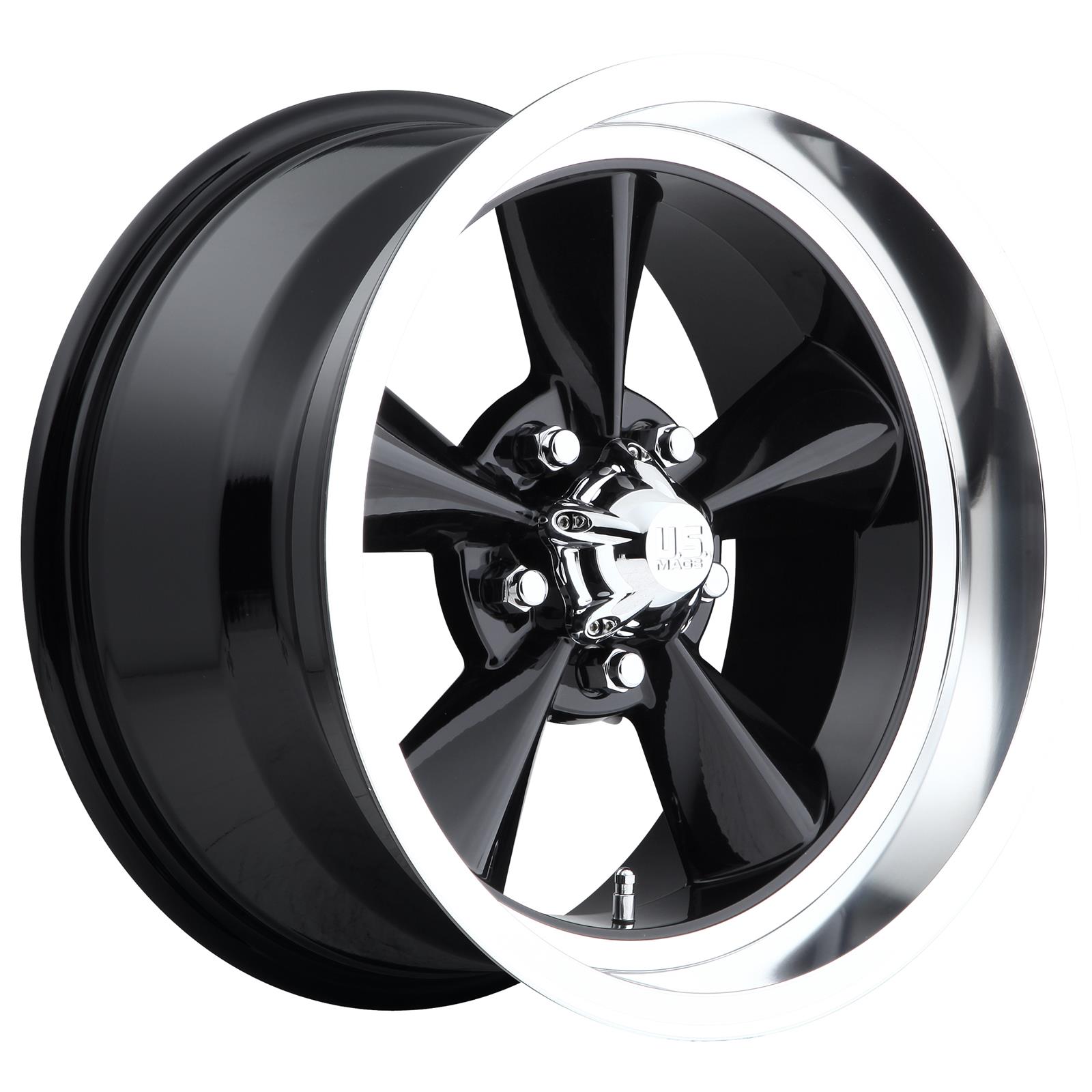 US Mags U10715806145 Standard Wheel, 15x8, Gloss Black