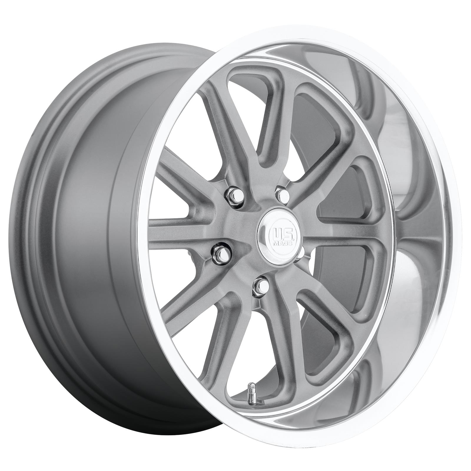 US Mags U11117806545 Rambler Wheel, 17x8, Matte Gun Metal