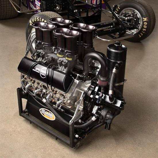 Speedway Motors Custom Aluminum 410 Chevy Sprint Car Engine