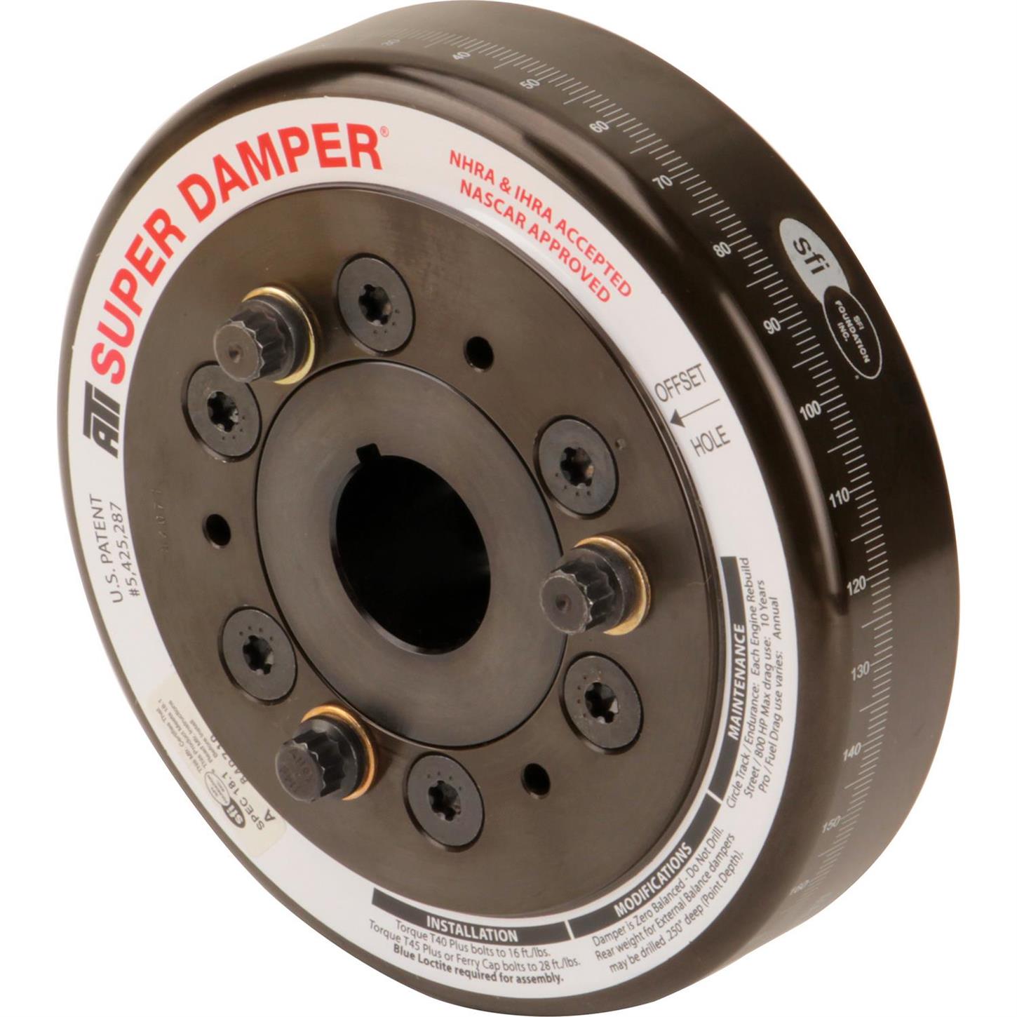 ATI 917781 Super Damper Std Harmonic Balancer, S/B Chevy Engines