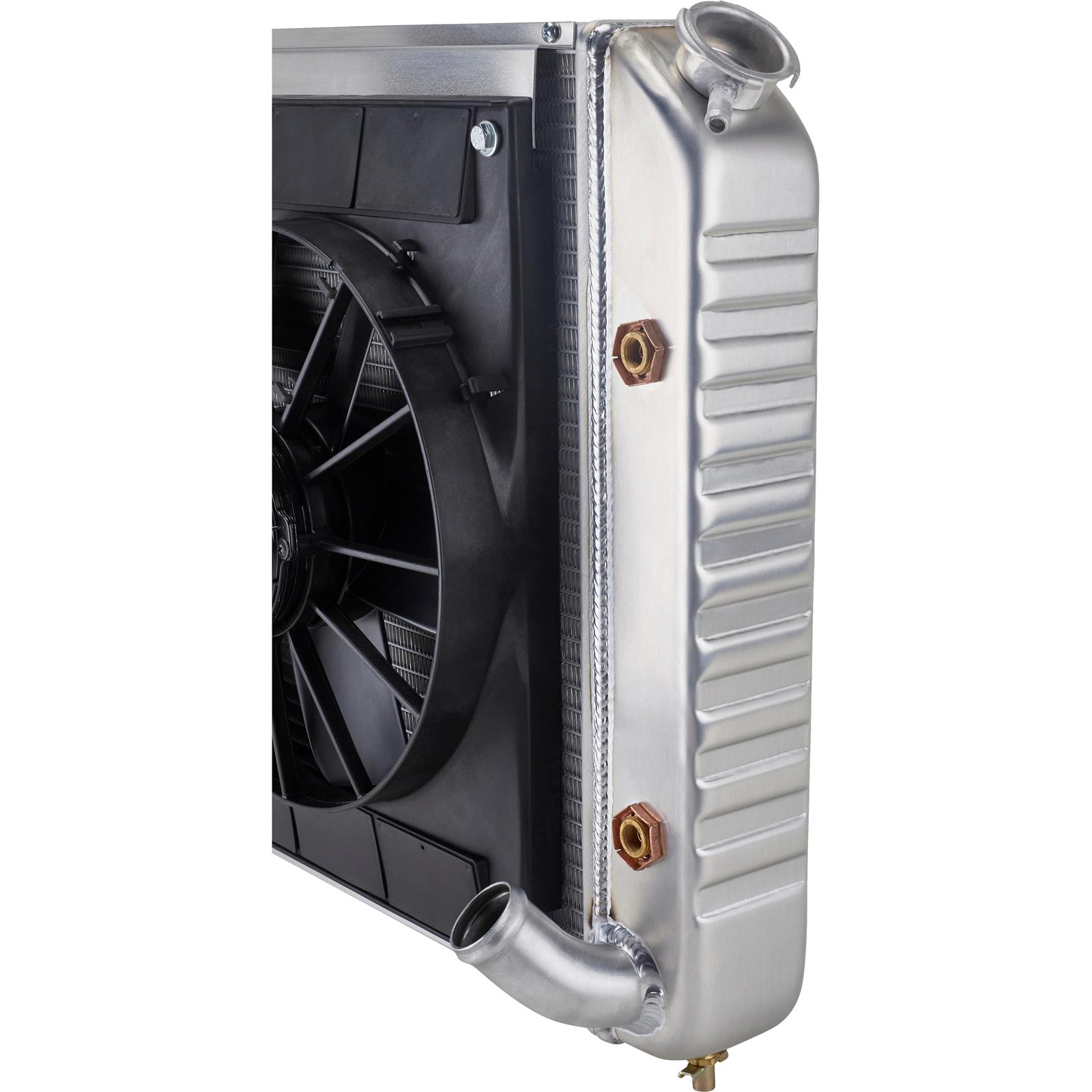 DeWitts® 4139077A '77-82 Corvette C3 Radiator Fan Combo, Auto