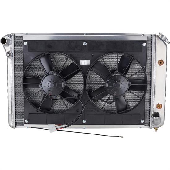 DeWitts® 4139077A '77-82 Corvette C3 Radiator Fan Combo, Auto