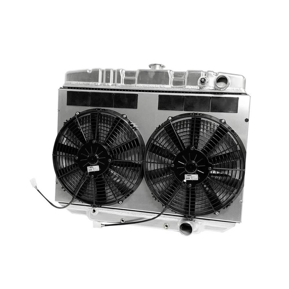 DeWitts® 32-4238007A 1967-70 Mustang Radiator & Fan, Auto