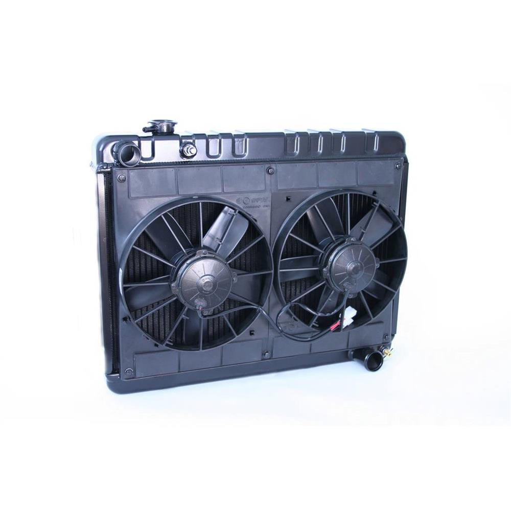 DeWitts® 32-4239017M 1963-66 Chevy C10 Radiator & Fan, M/T