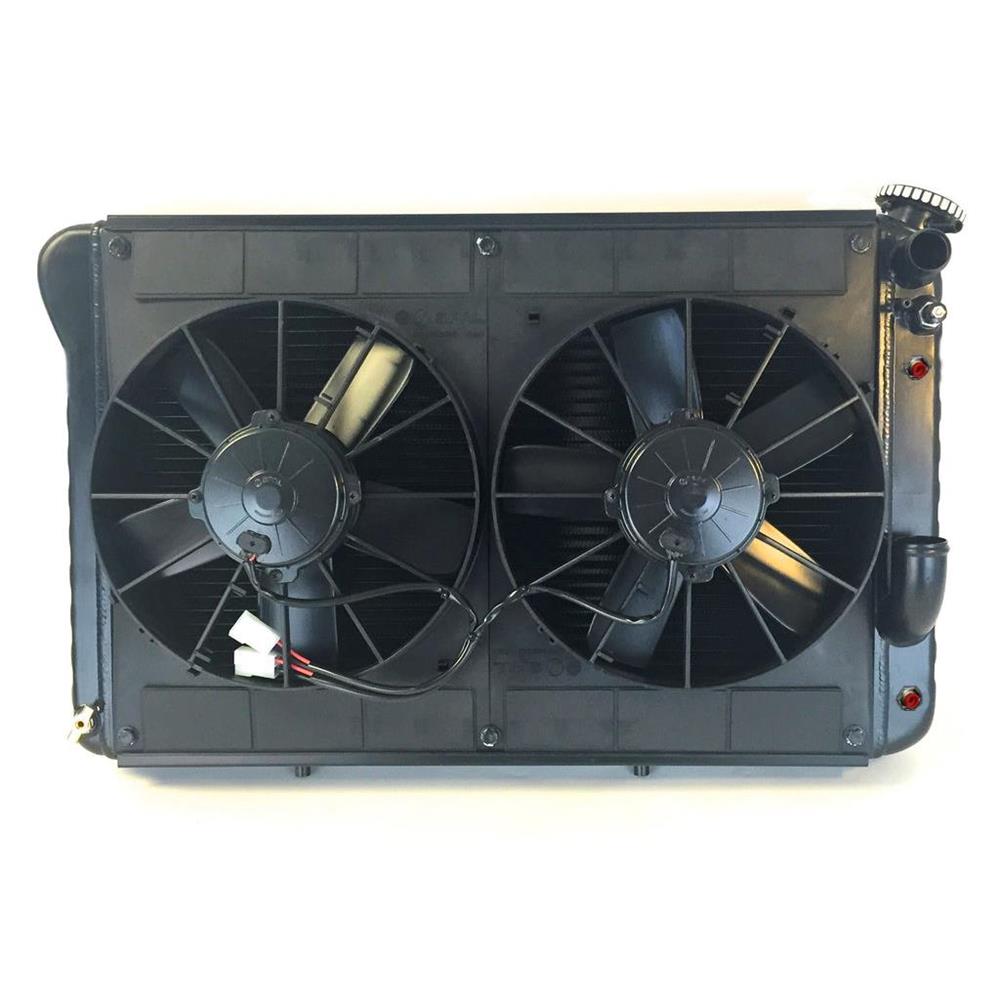 DeWitts® 32-6239024A 63-65 Corvette Mod. LS Conv. Radiator - 2 Row ...