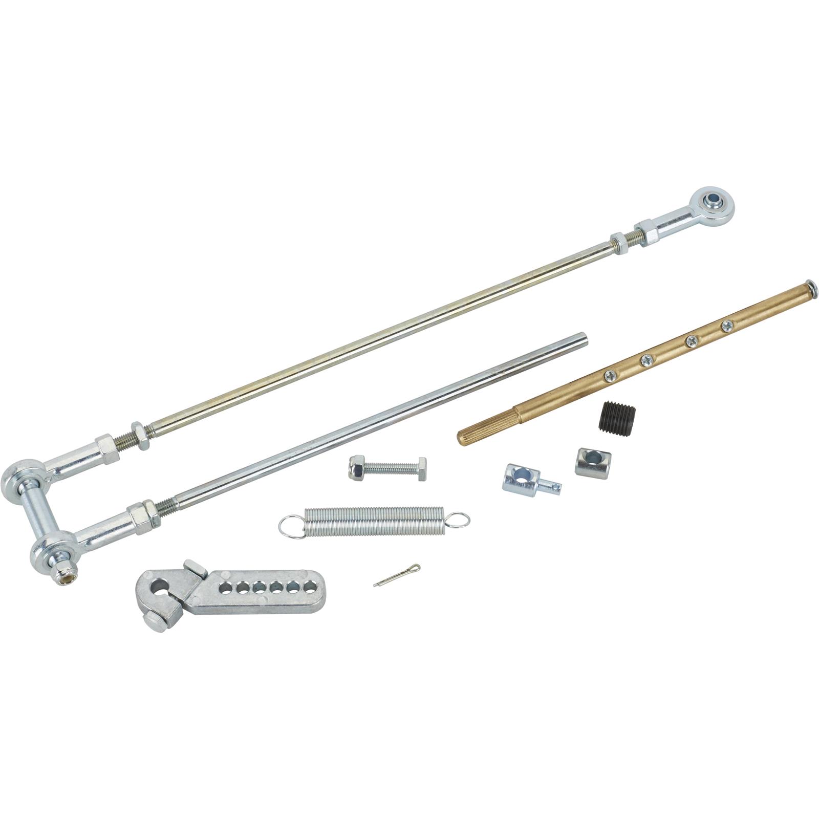 Rochester Carb Throttle Linkage Rod Kit, Triple Carb, Progressive