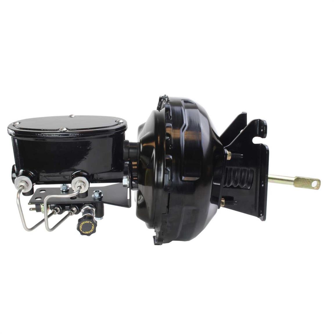 1973-87 11In Dual Booster & Oval Black Out Master Cylinder Kit