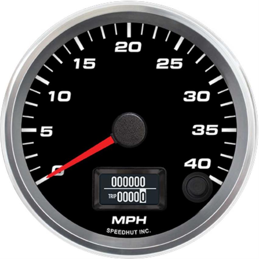 Speedhut R3-S23-REV 3-3/8" GPS Speedo 40 mph
