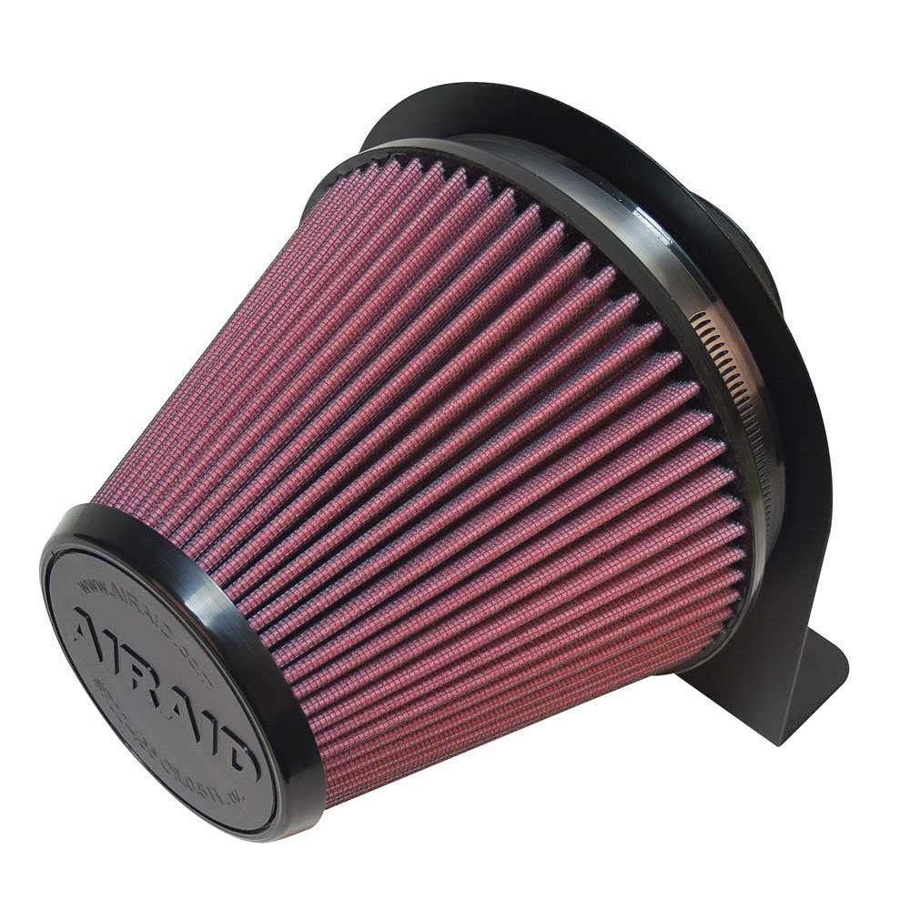 Airaid 100-203 Air Filter w/Mounting Brackets, 6 In Filter/4 In Tube