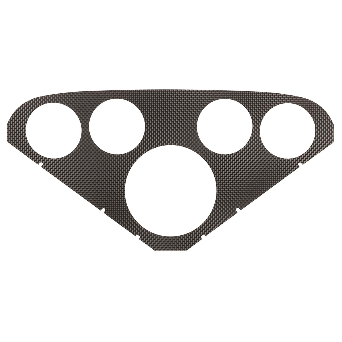 AutoMeter 2125 Carbon Fiber-Look Gauge Faceplate,55-59 Chevy PU