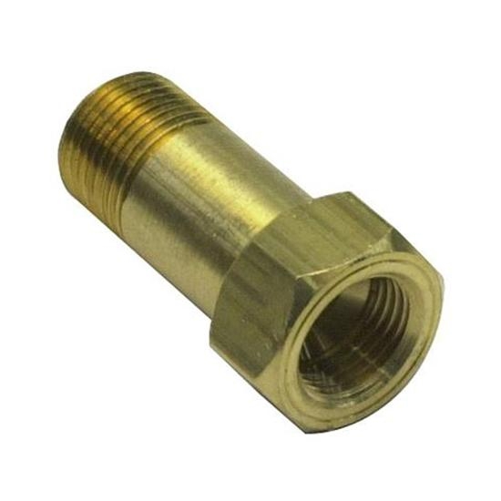 AutoMeter 2271 Temp. Sender Adapter Fitting,Brass,3/8 In. NPT