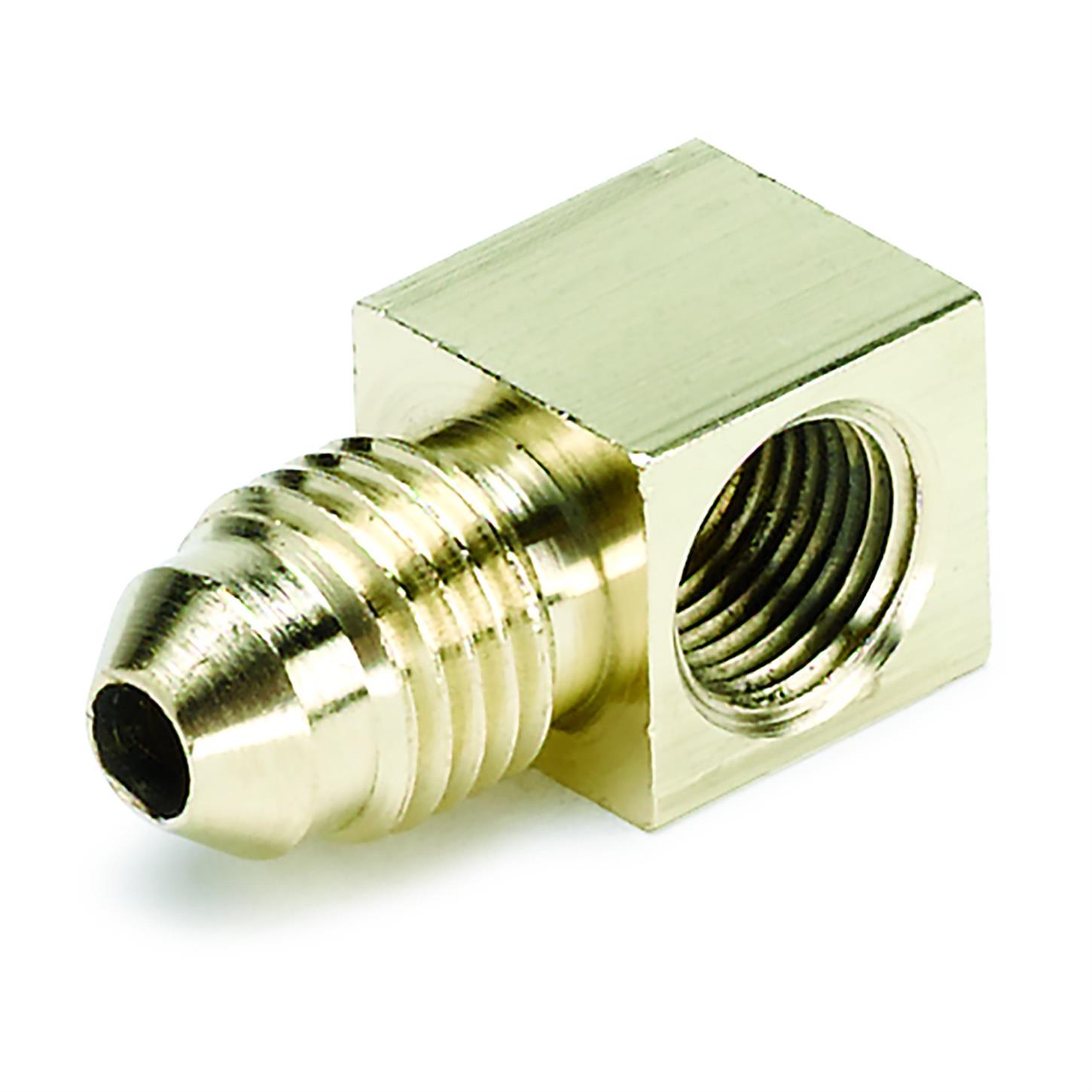 AutoMeter 3271 Press. Sensor Adapter Fitting, 90 Degree, -4 AN