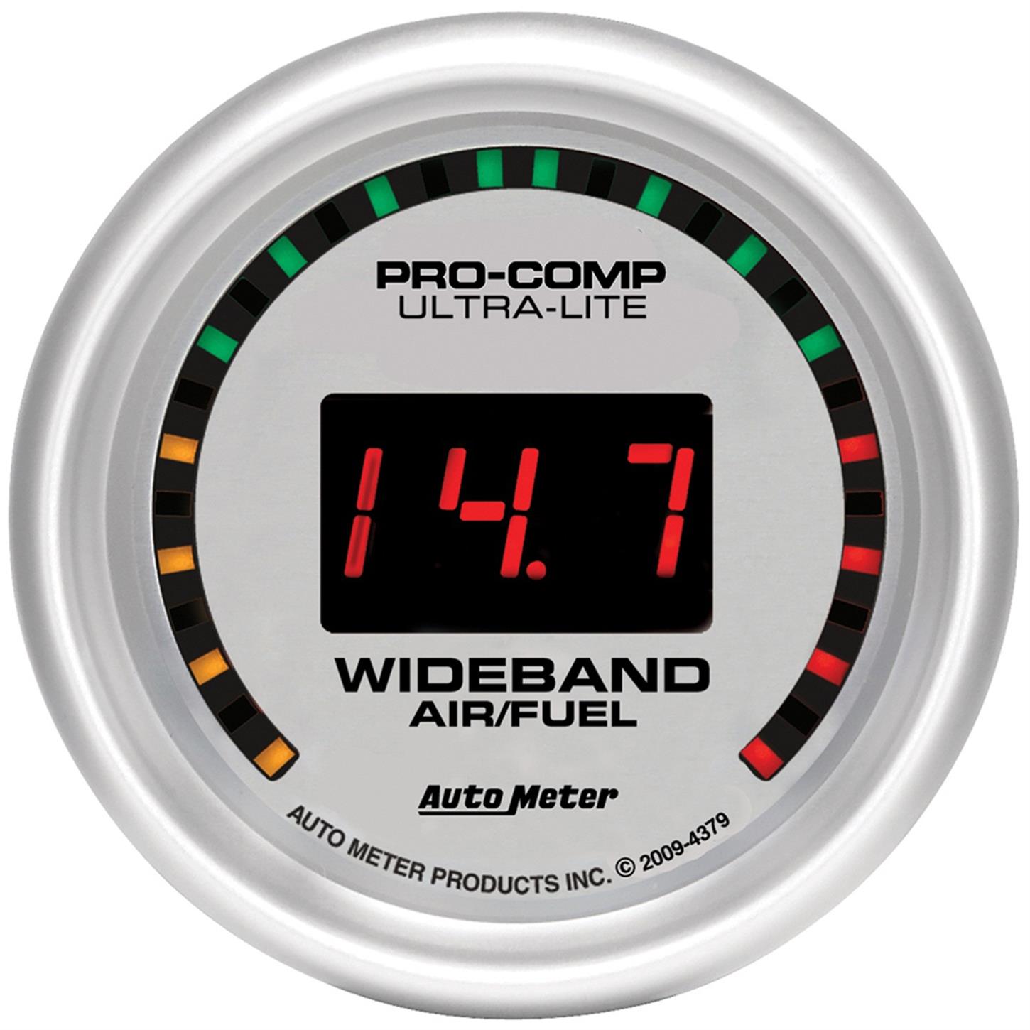 AutoMeter 4379 Ultra-Lite Digital Wideband Air/Fuel Ratio Gauge