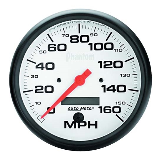 AutoMeter 5889 Phantom Air-Core Speedometer, 160 MPH, 5 Inch