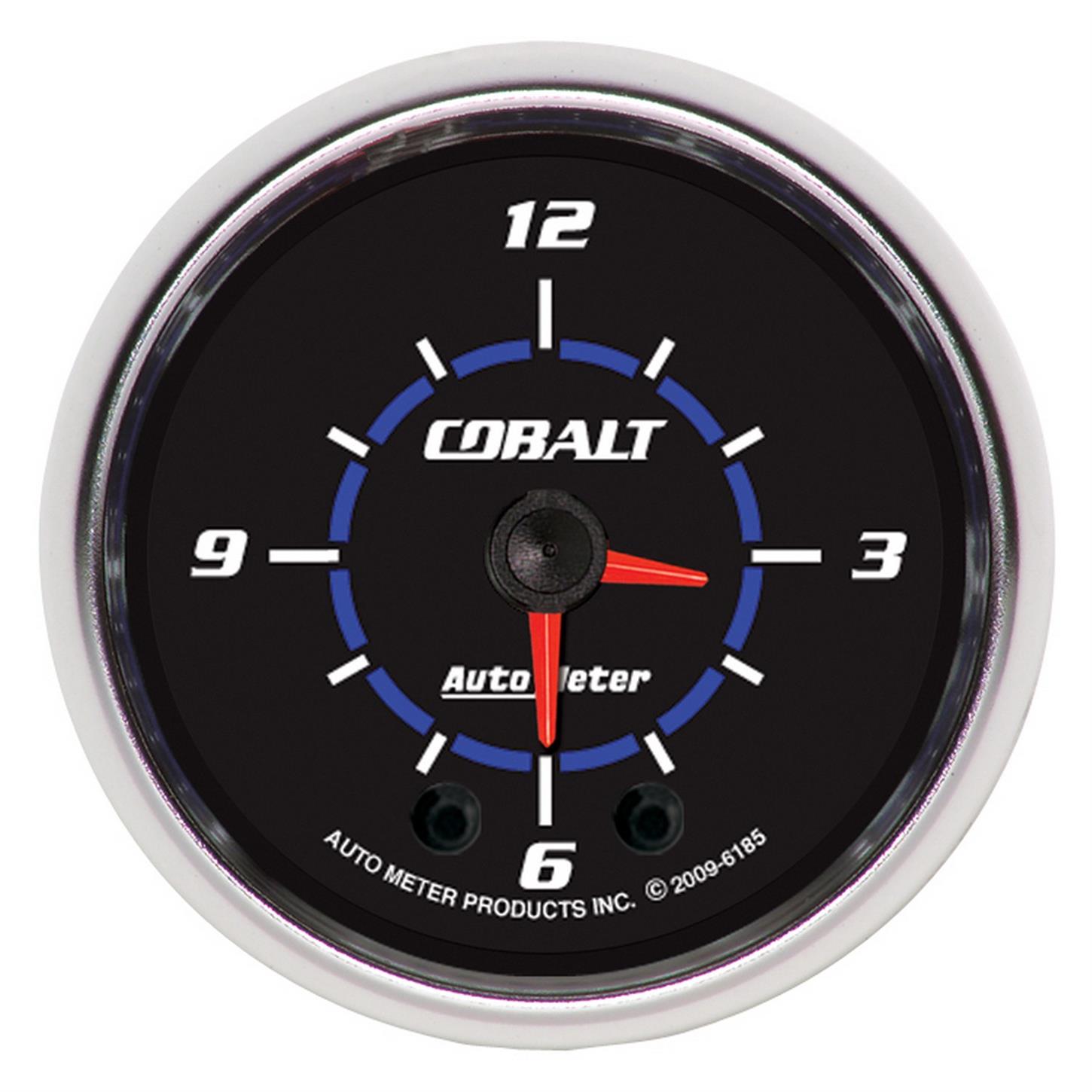 AutoMeter 6185 Cobalt Digital Stepper Motor Clock Gauge, 2-1/16