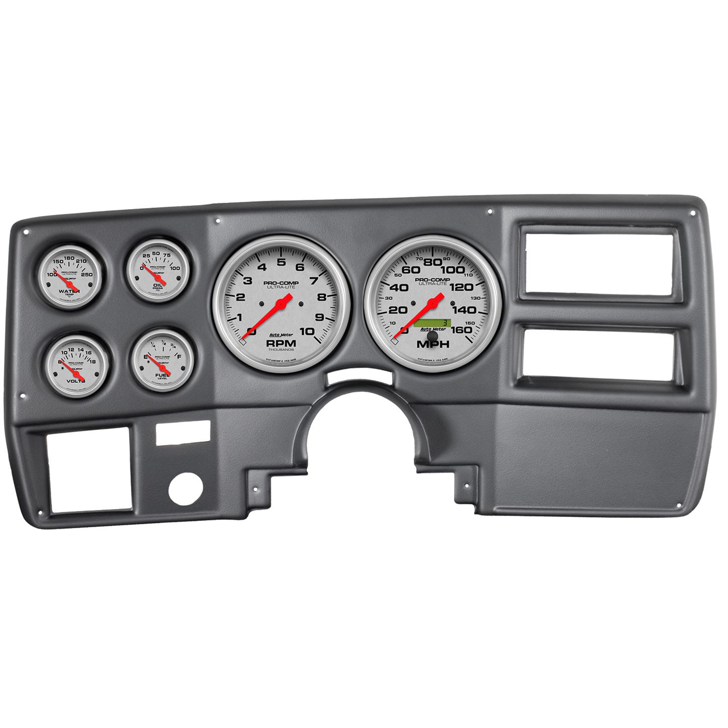 AutoMeter 7027-UL 6pc Gauge Kit, Chevy Truck/Suburban 73-83, UL