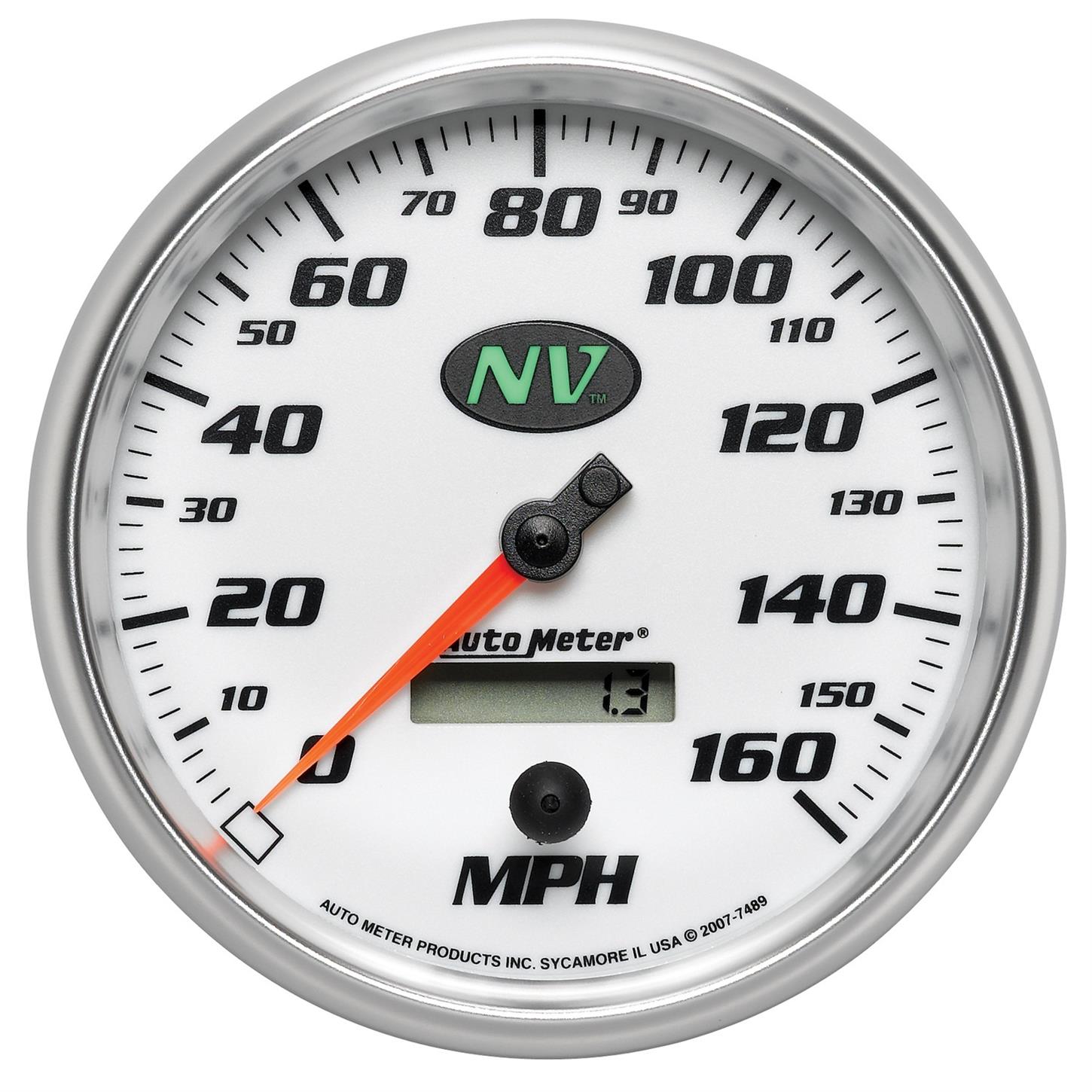 AutoMeter 7489 Speedo Gauge, 5 Inch, 160MPH, Electric, NV