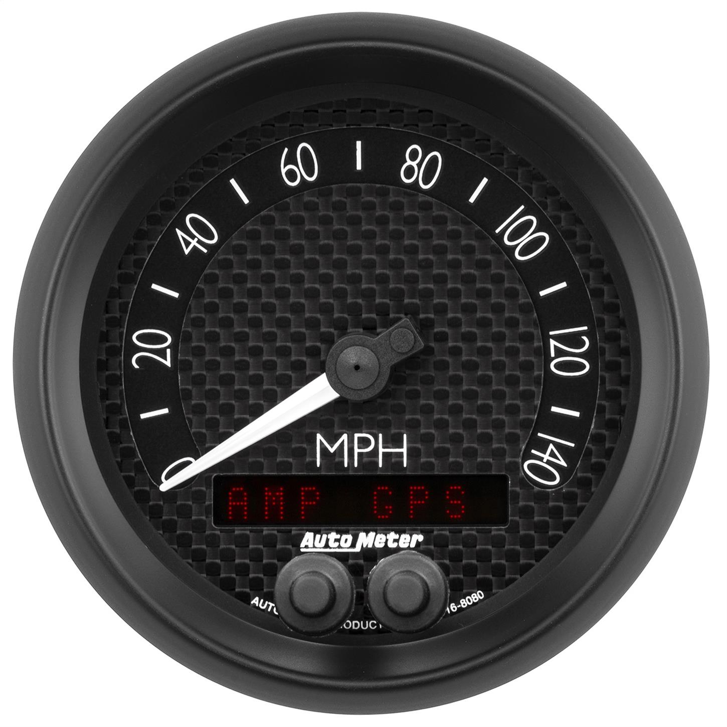 AutoMeter 8080 Speedo Gauge, 3 3/8 Inch, 140MPH, GPS, Gt