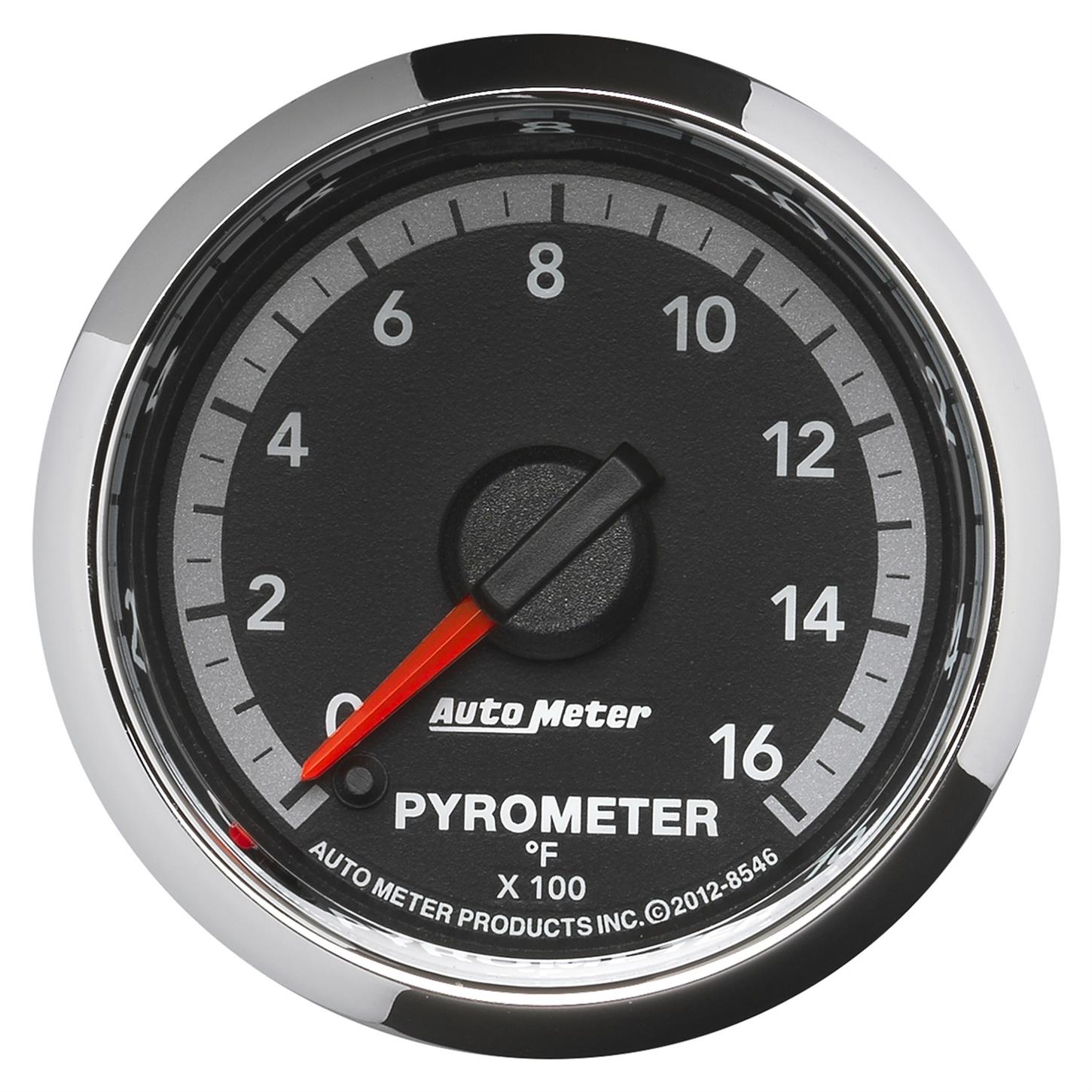 AutoMeter 8546 Gauge, Pyro. 2 1/16 Inch, 1600 Deg., Ram Gen 4