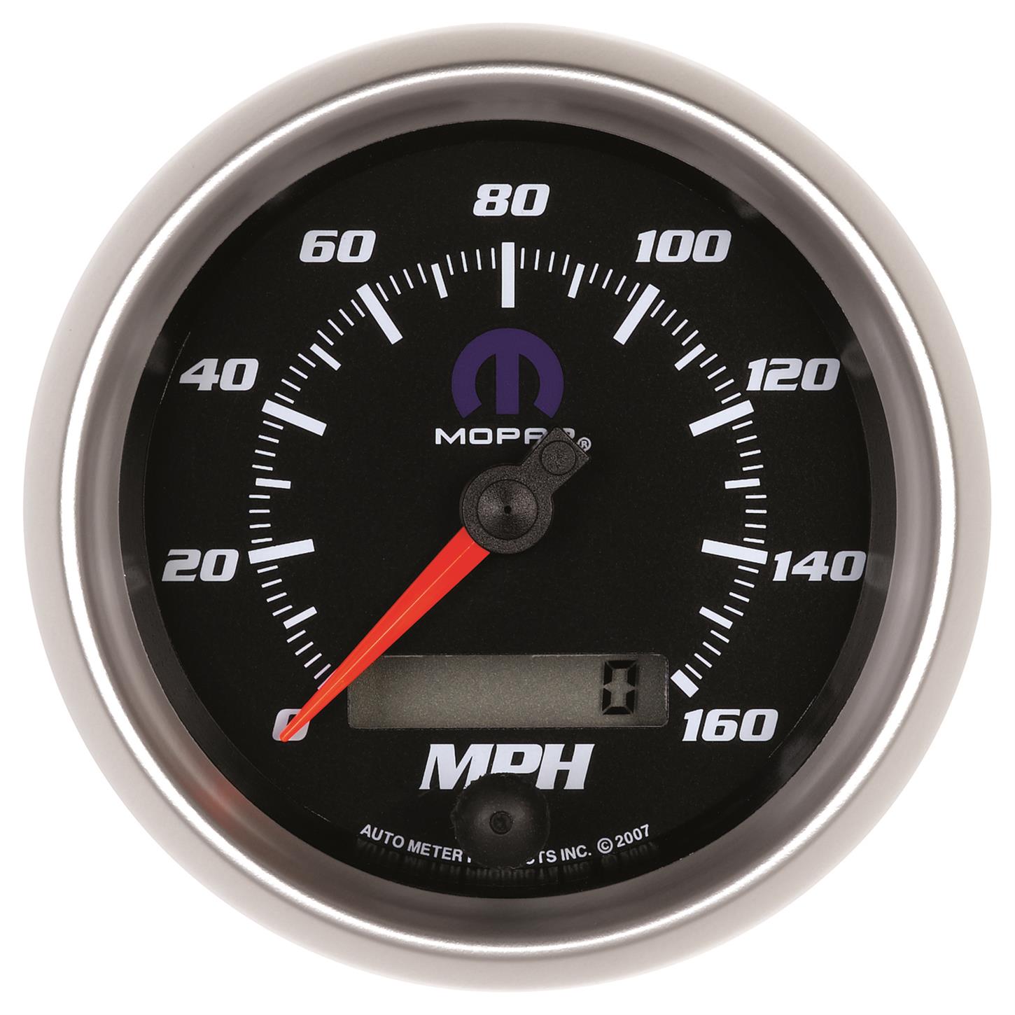 AutoMeter 880022 Speedo Gauge 3 3/8 Inch, 160MPH, Electric, Black