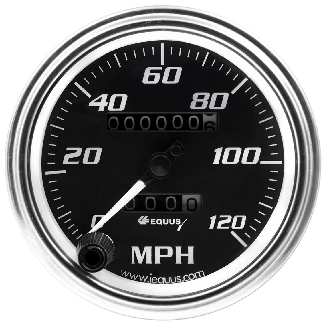 Equus E7072 7000 Series 3-3/8 Inch Mech. Speedometer, 0-120 MPH