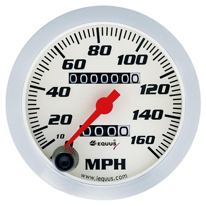 Equus E8076 8000 Series 3-3/8 Inch Mech. Speedometer, 160 MPH