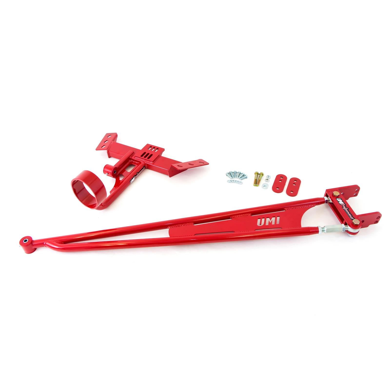 UMI 2215-R 82-92 F-Body Tunnel Mounted Torque Arm TH350 & T5, Red