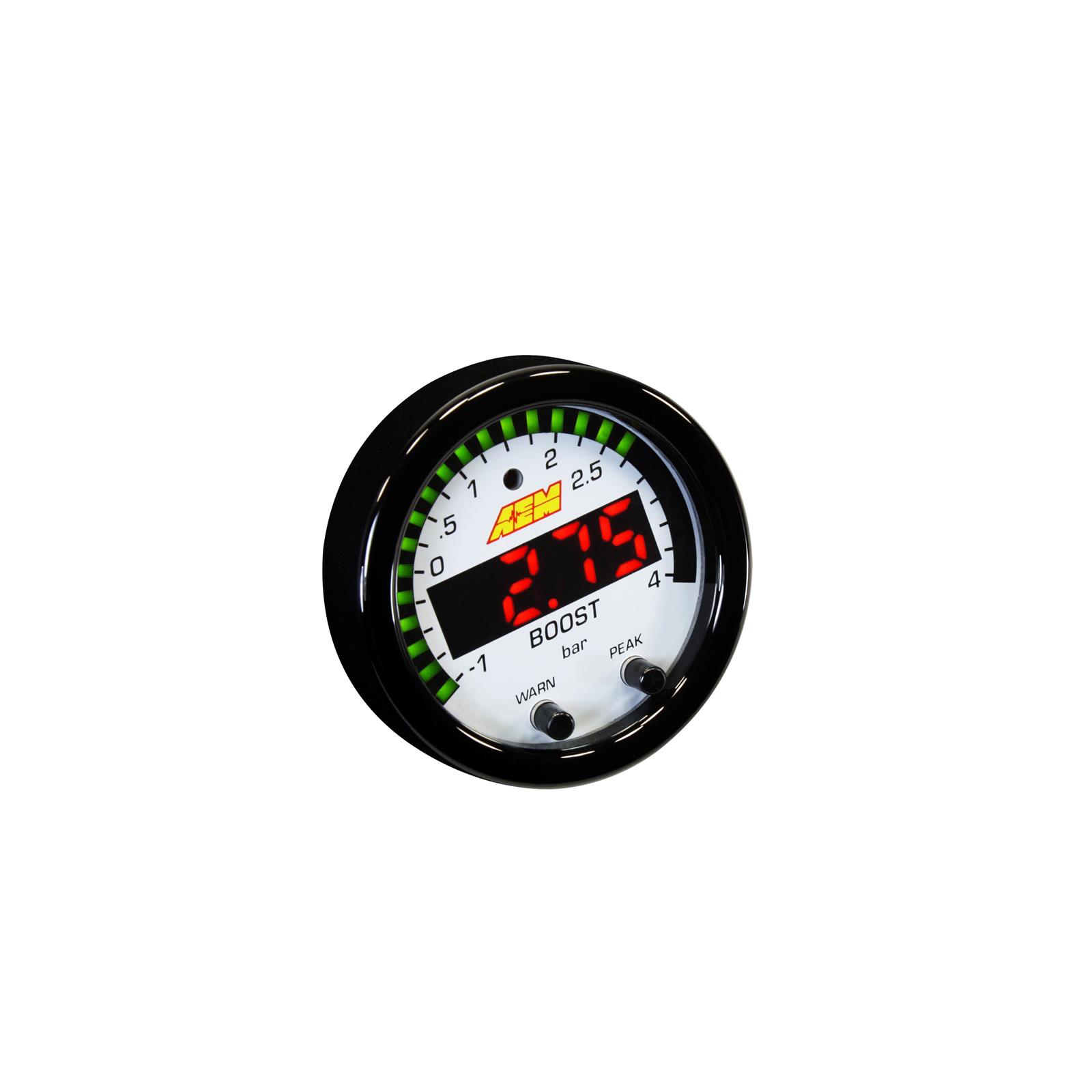 AEM 30-0308 X-Series Boost Pressure Gauge