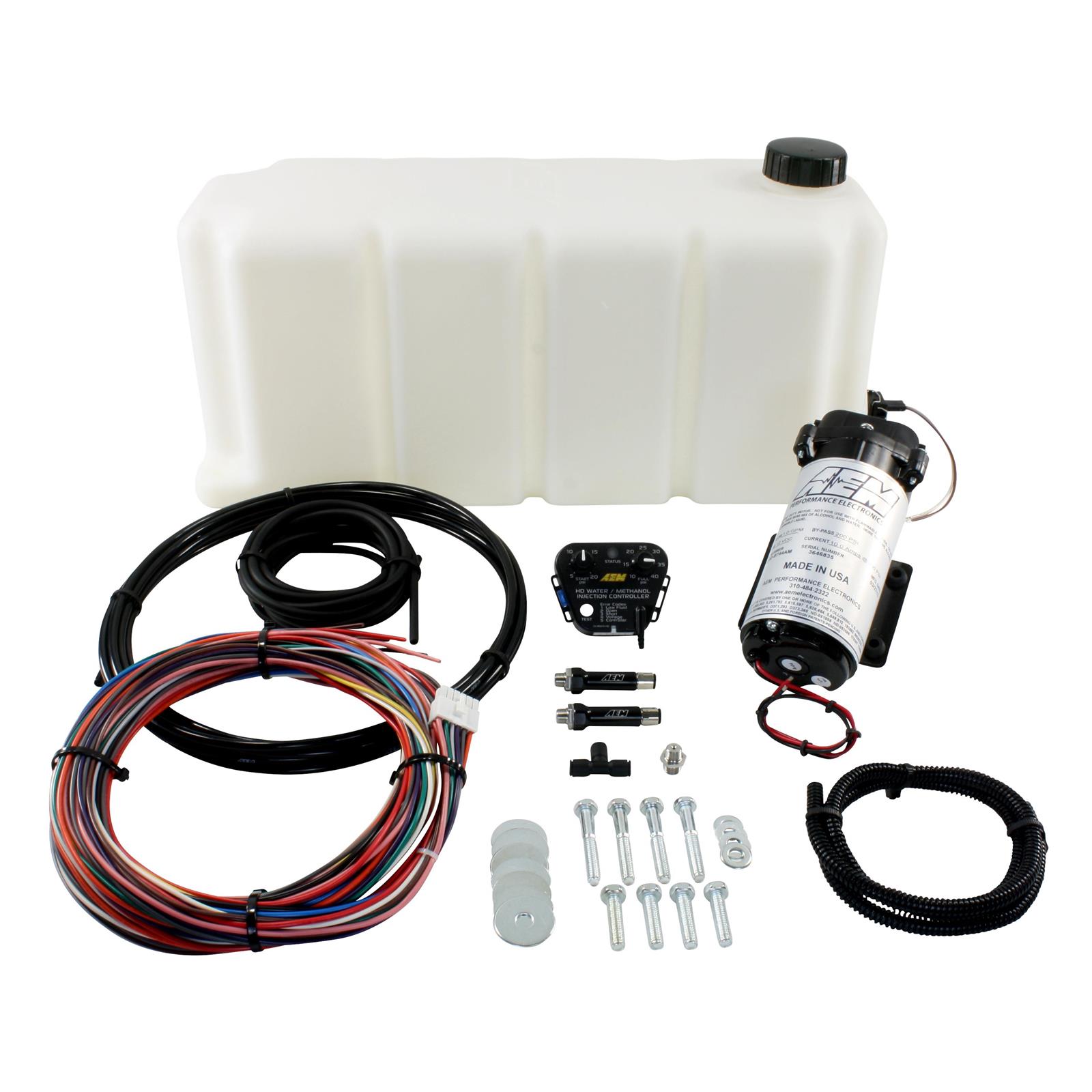 AEM 30-3301 V2 Water/Methanol Injection Kit, 5 Gallon