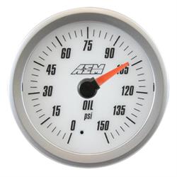 AEM 30-5135 Analog Style Oil SAE Pressure Gauge